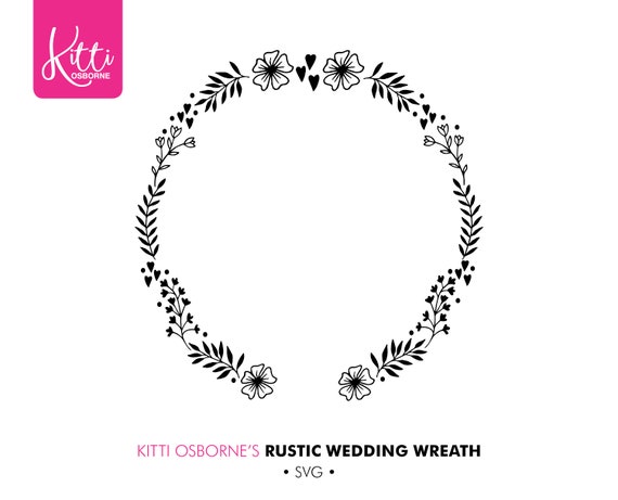 SVG Rustic Frame Perfect for Vinyl or Foil | Etsy