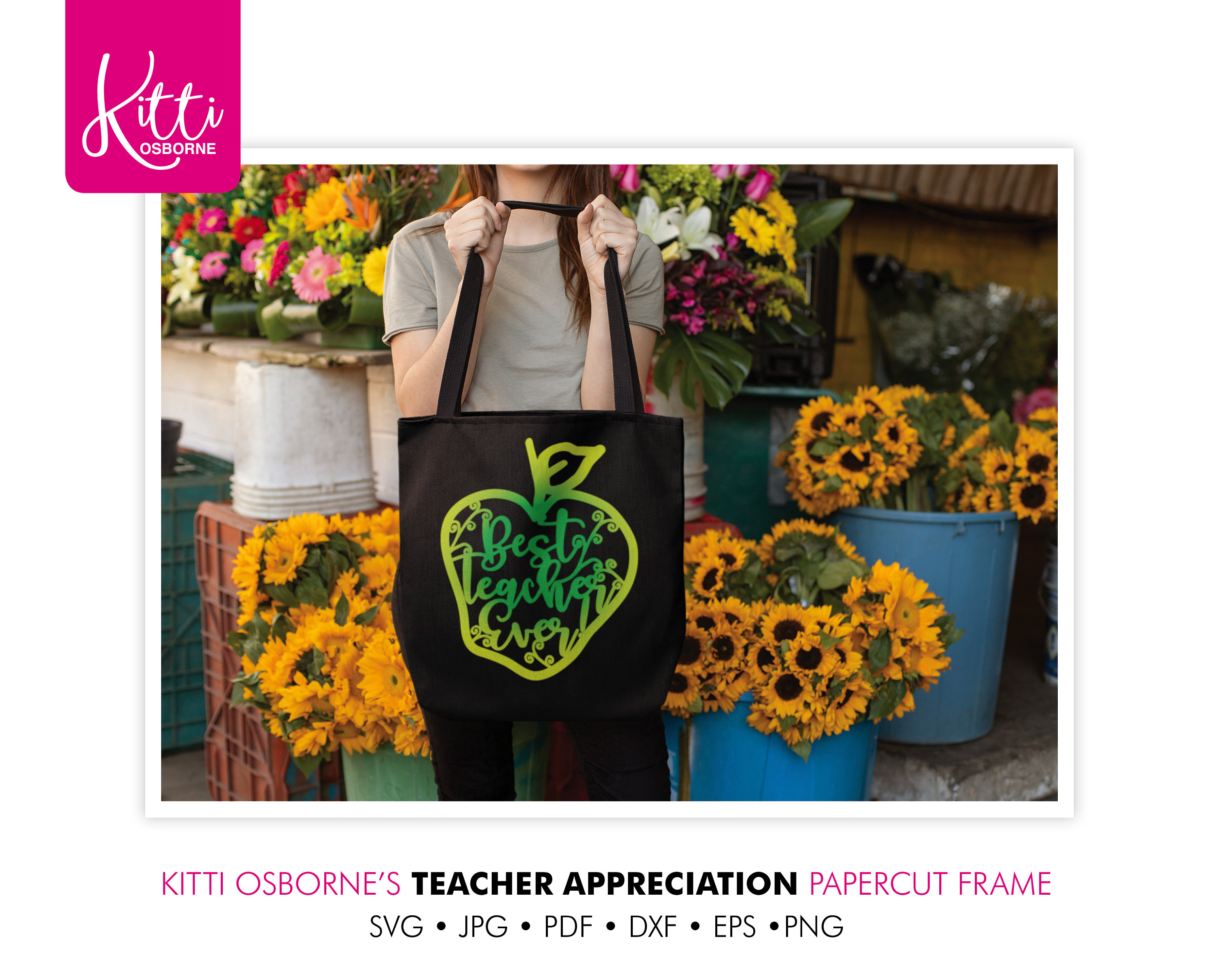 Best Teacher Ever Teacher Appreciation Paper Cut Template Machine ...