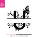 Letter U, SVG Monogram Alphabet, Paper Cut Template - Etsy
