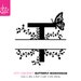 Letter T, SVG Monogram Alphabet, Paper Cut Template - Etsy