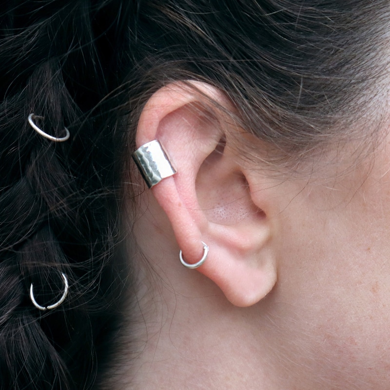 Silver Cuff Punk - Etsy UK