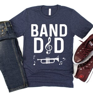 Band Dad Shirt/ Cute Trumpet Band Shirt Gift/ Band Dad/ School Band ...
