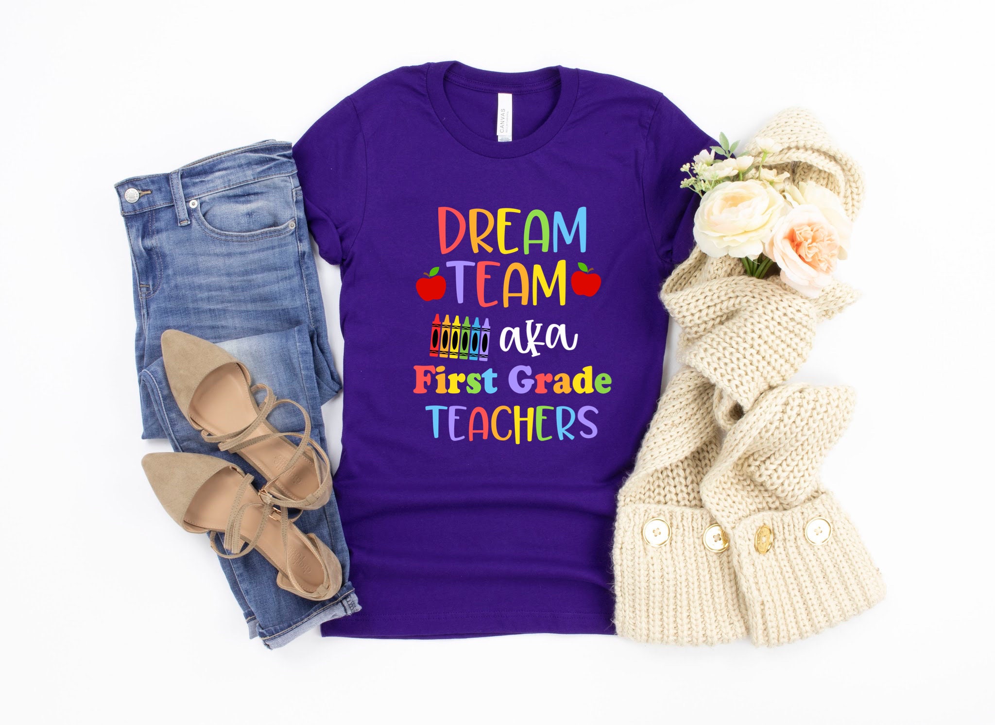 Cute Teacher Shirt/ Teacher Matching Team Gift/ Dream Team aka | Etsy