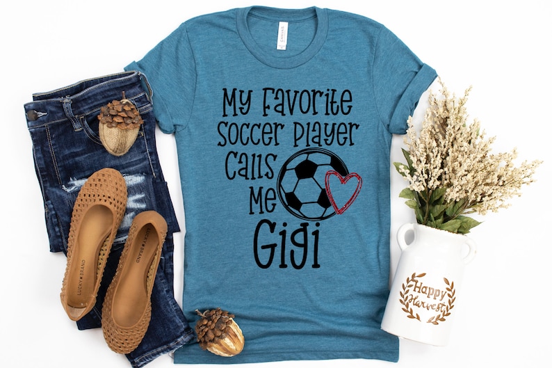 Cute Soccer Gigi Shirt/ Grandma Soccer Shirt Gift/ My Favorite Soccer ...