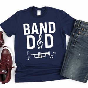 Band Dad Shirt/ Cute Trumpet Band Shirt Gift/ Band Dad/ School Band ...