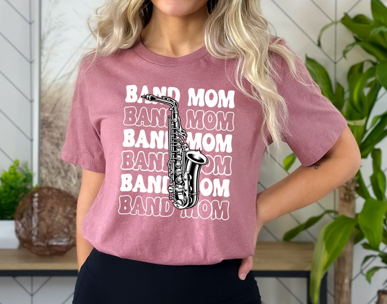 Saxophone Mom Shirt Gift/ Saxophone Shirt/ Cute Sax Mom Shirt Gift ...