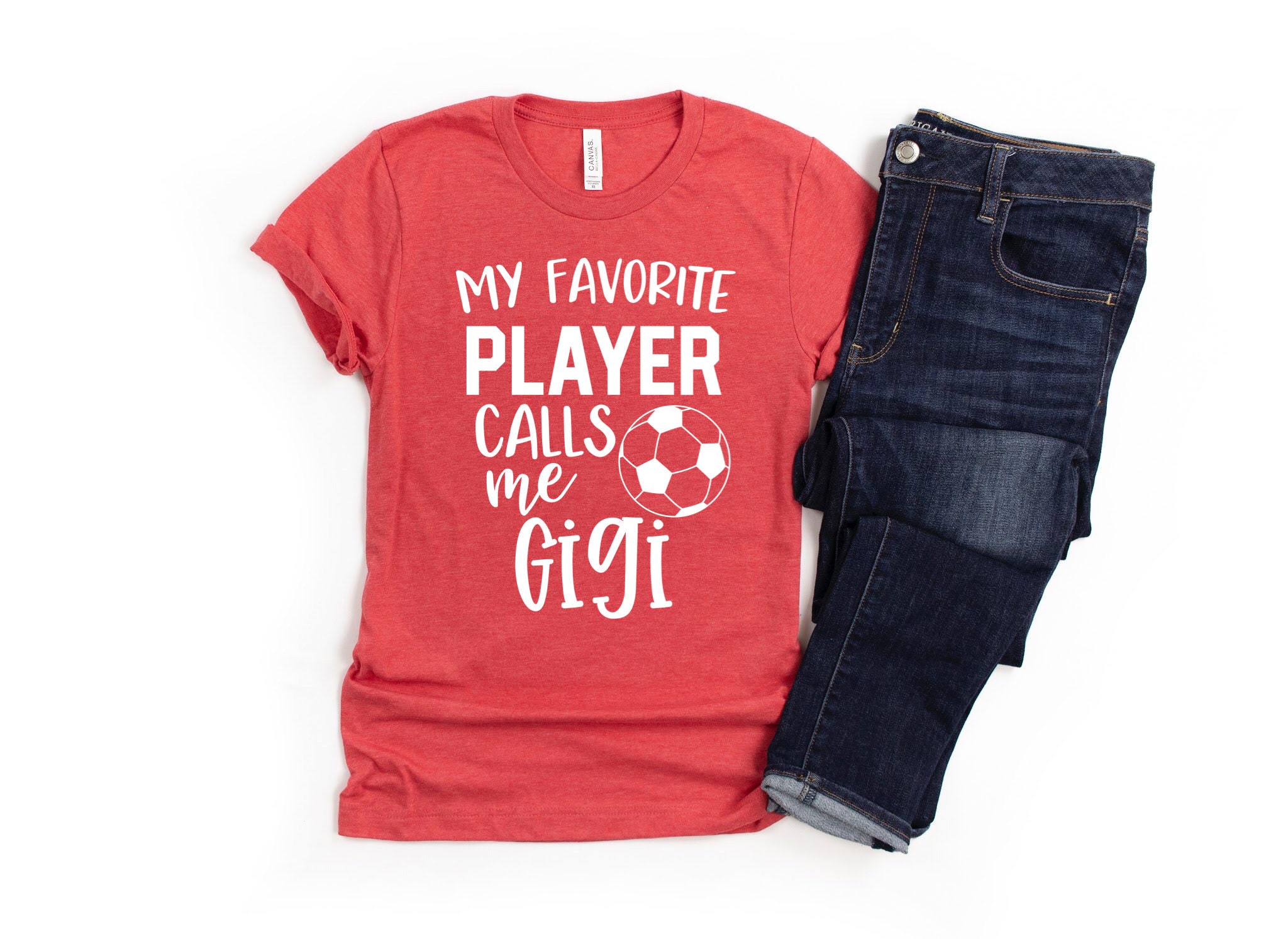 Soccer Gigi Shirt/ Cute Gigi Soccer Gift/ My Favorite Player | Etsy