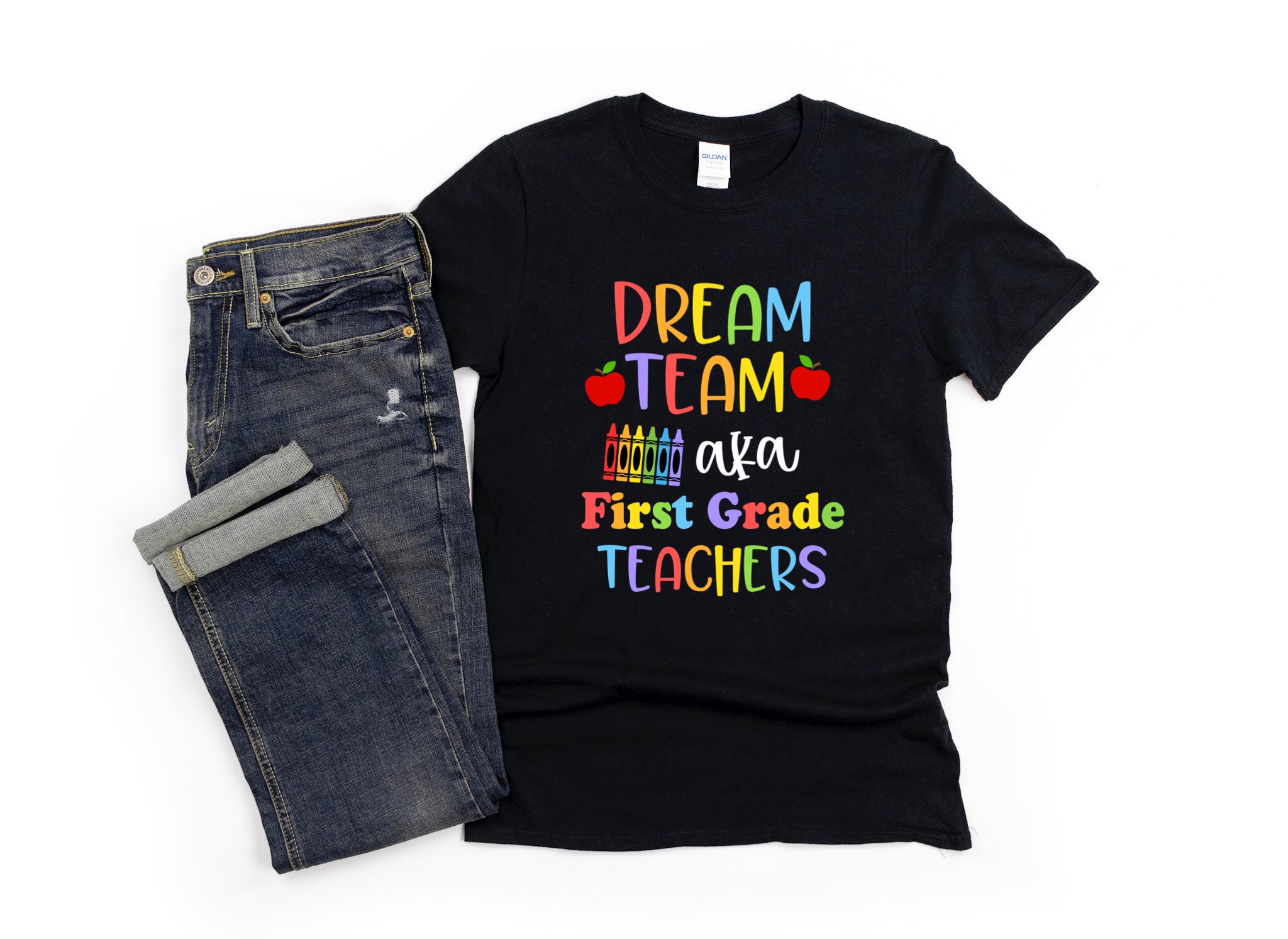 Cute Teacher Shirt/ Teacher Matching Team Gift/ Dream Team aka | Etsy