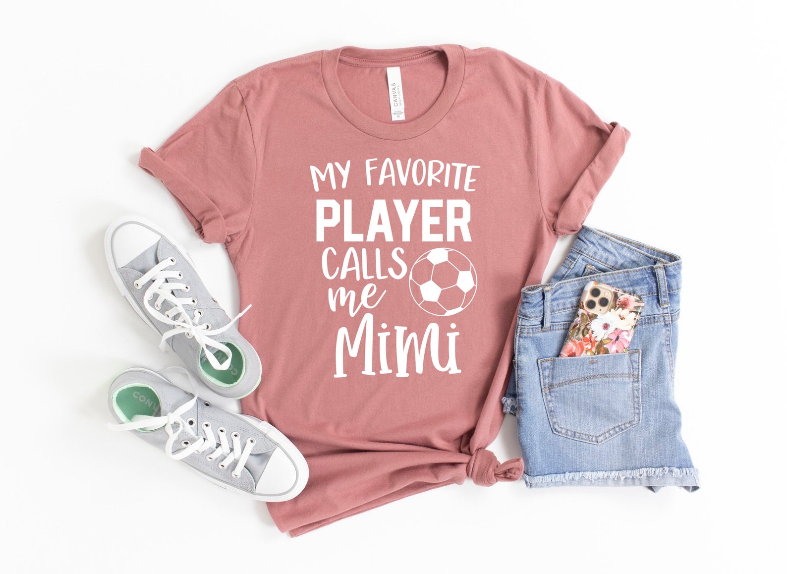 Soccer Season Shirt/ Cute Soccer Mimi Gift/ My Favorite Player Calls Me ...