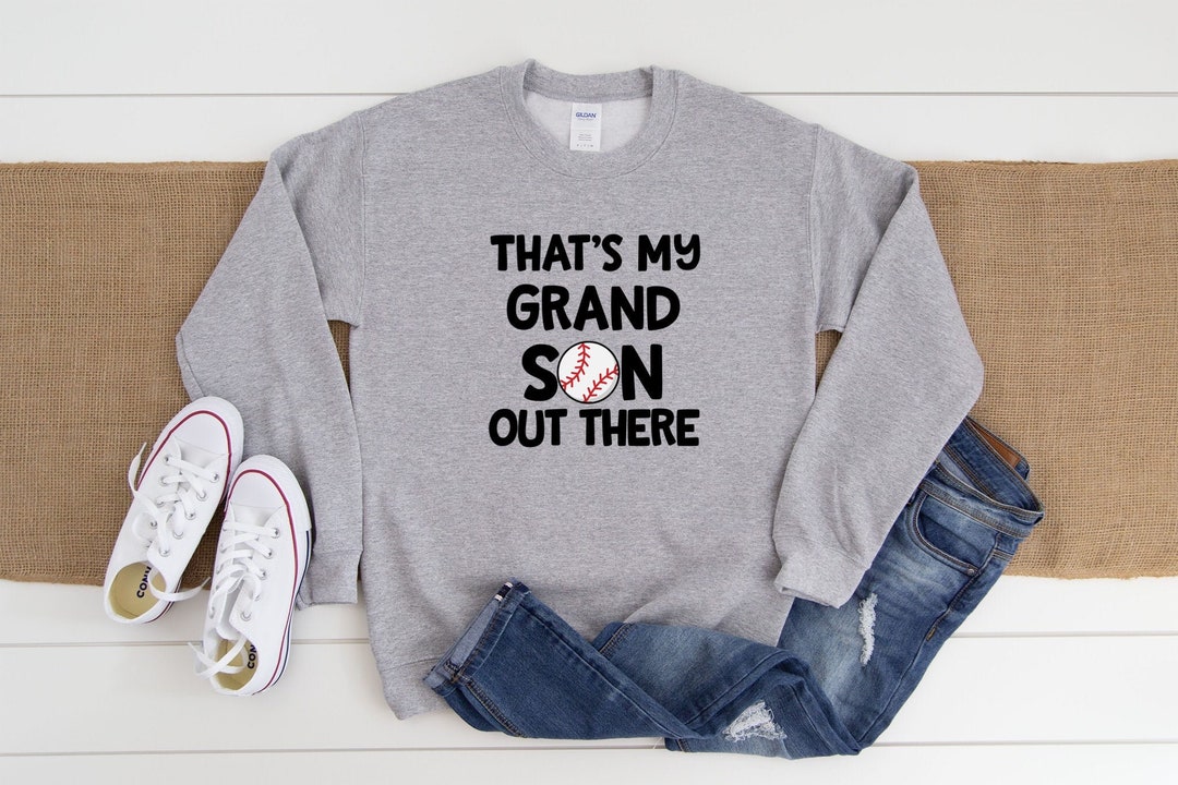 Baseball Grandma Sweatshirt/ Cute Grandma Baseball Gift/ That's My ...