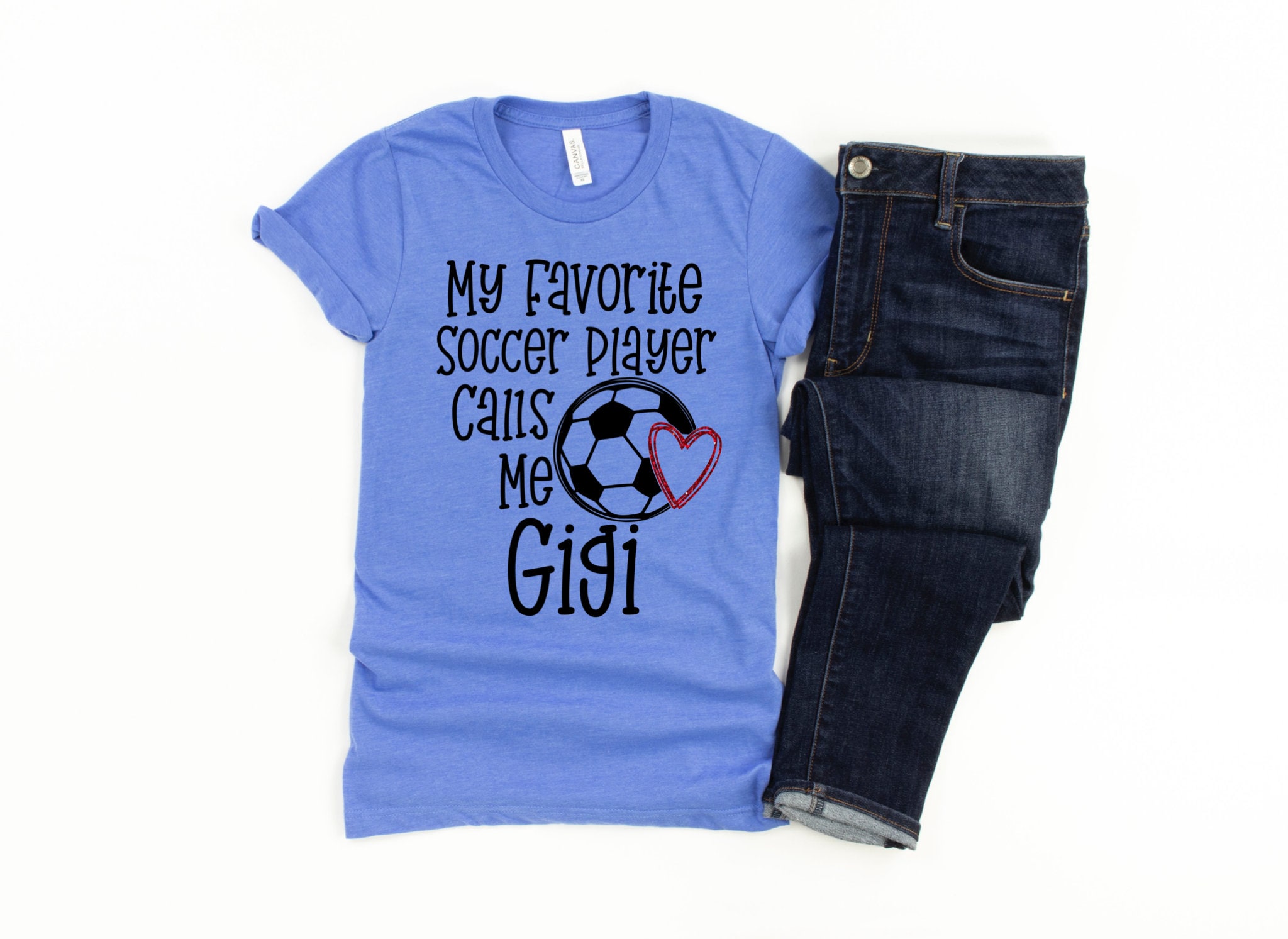 Cute Soccer Gigi Shirt/ Grandma Soccer Shirt Gift/ My Favorite Soccer ...