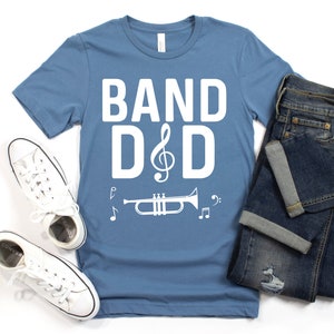 Band Dad Shirt/ Cute Trumpet Band Shirt Gift/ Band Dad/ School Band ...