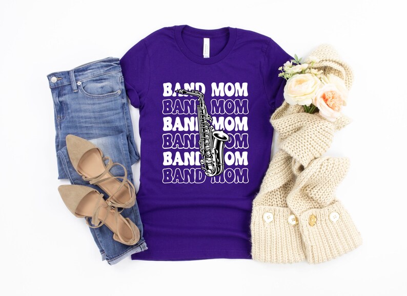 Saxophone Mom Shirt Gift/ Saxophone Shirt/ Cute Sax Mom Shirt Gift ...