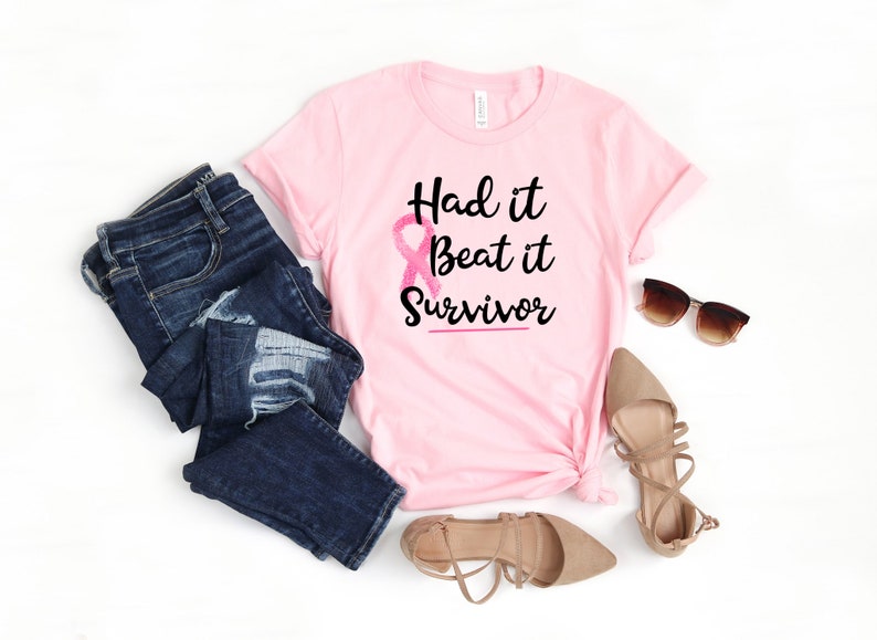 Pink Breast Cancer Shirt/ Cancer Survivor Gift/ Had It Beat It | Etsy