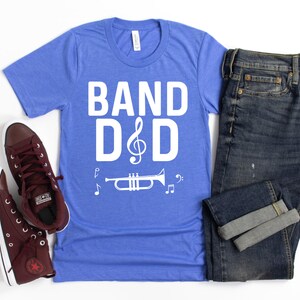 Band Dad Shirt/ Cute Trumpet Band Shirt Gift/ Band Dad/ School Band ...