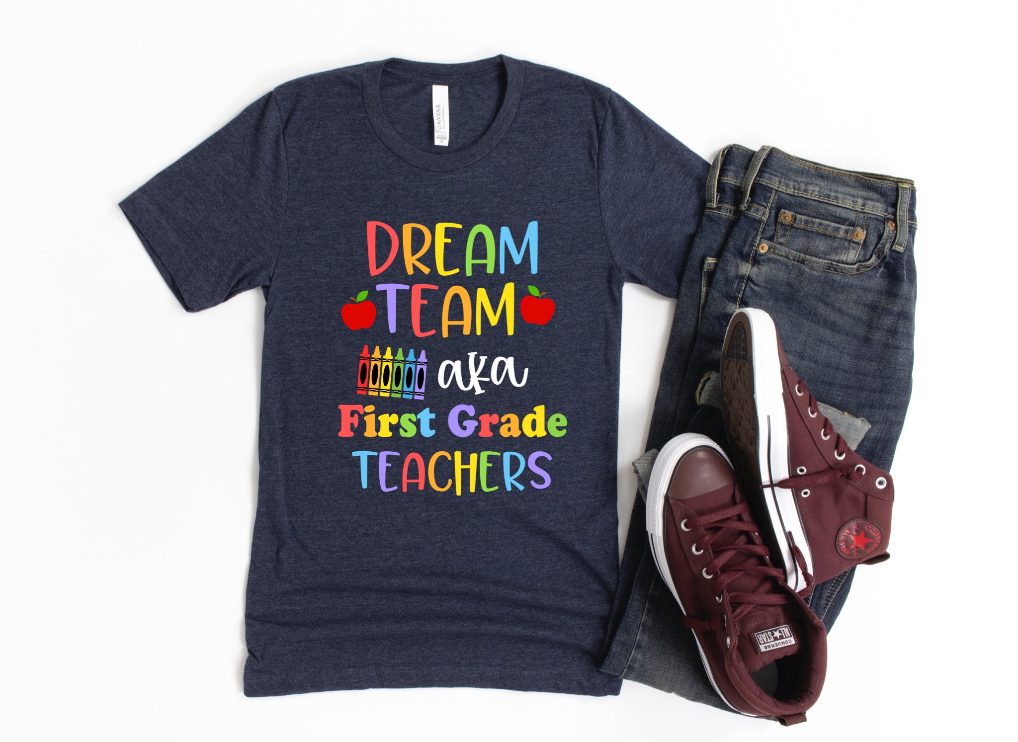 Cute Teacher Shirt/ Teacher Matching Team Gift/ Dream Team aka | Etsy