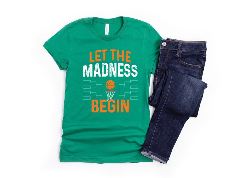 March Basketball Tournament Shirt/ Cute Basketball Bracket - Etsy
