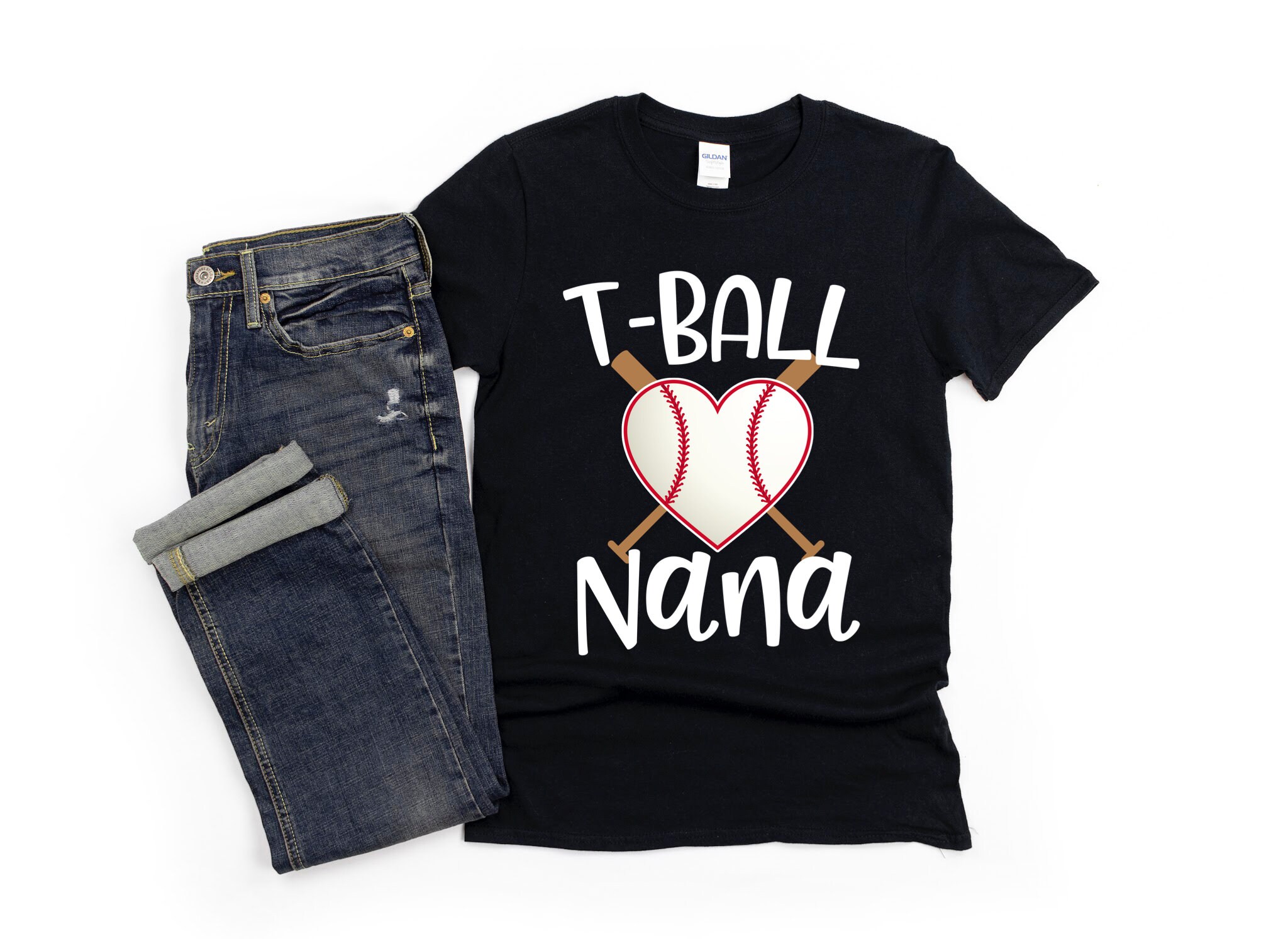 Baseball Nana Shirt/ Cute T-ball Nana Shirt Gift/ T-ball Nana/ - Etsy