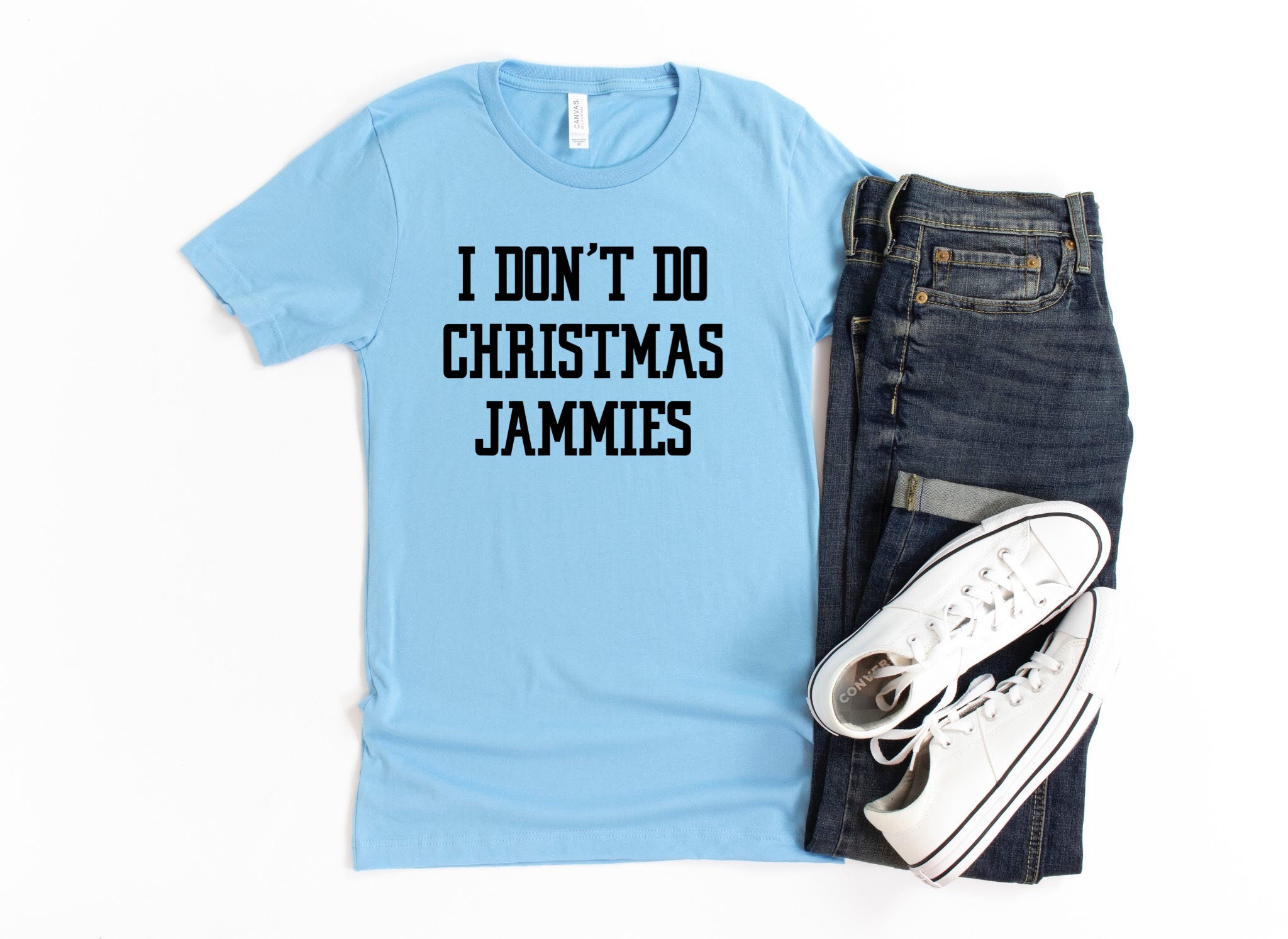 Christmas PJ Shirt/ Funny Christmas Holiday Shirt Gift/ I Don't Do ...
