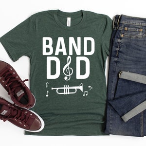 Band Dad Shirt/ Cute Trumpet Band Shirt Gift/ Band Dad/ School Band ...