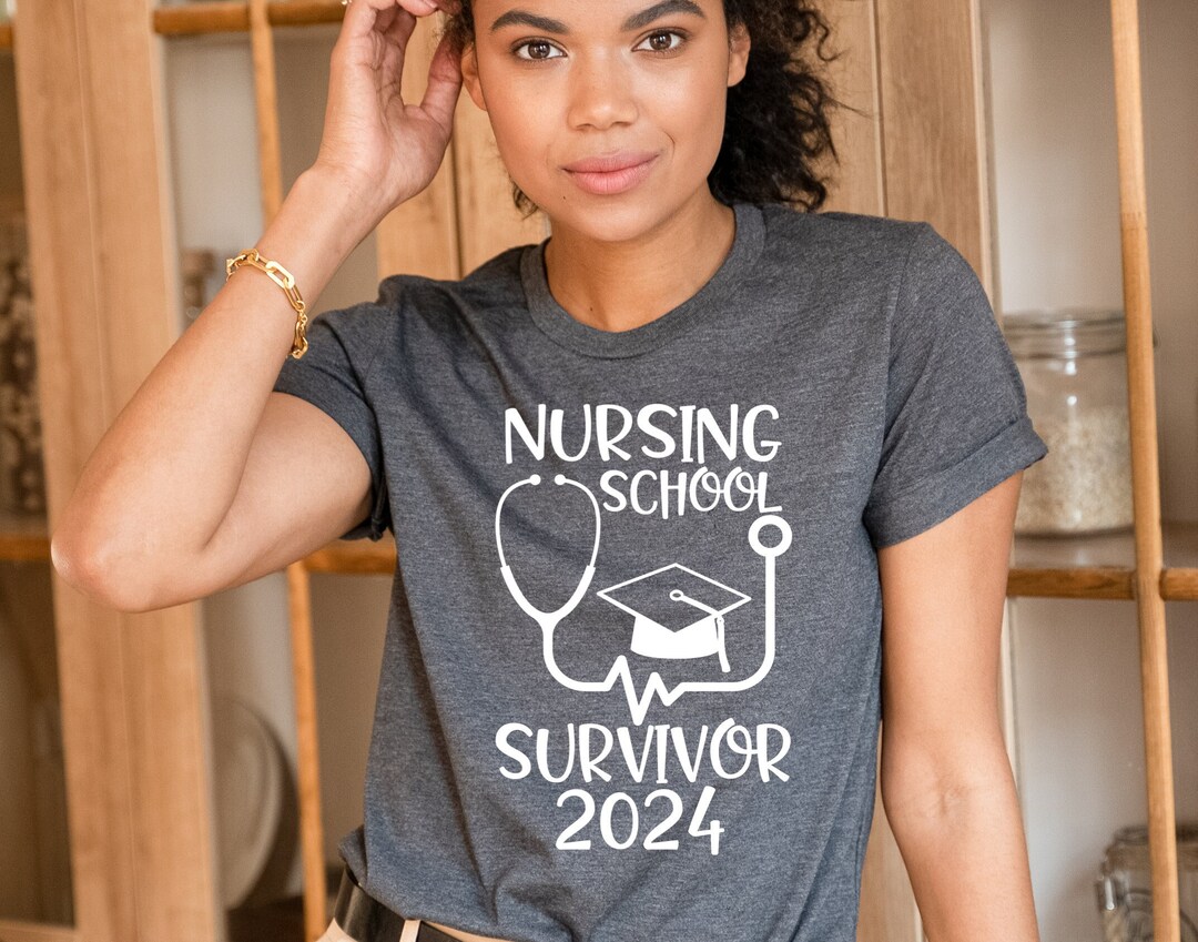 Nursing Graduation Shirt/ Cute RN Grad Tshirt Gift/ Nursing School ...