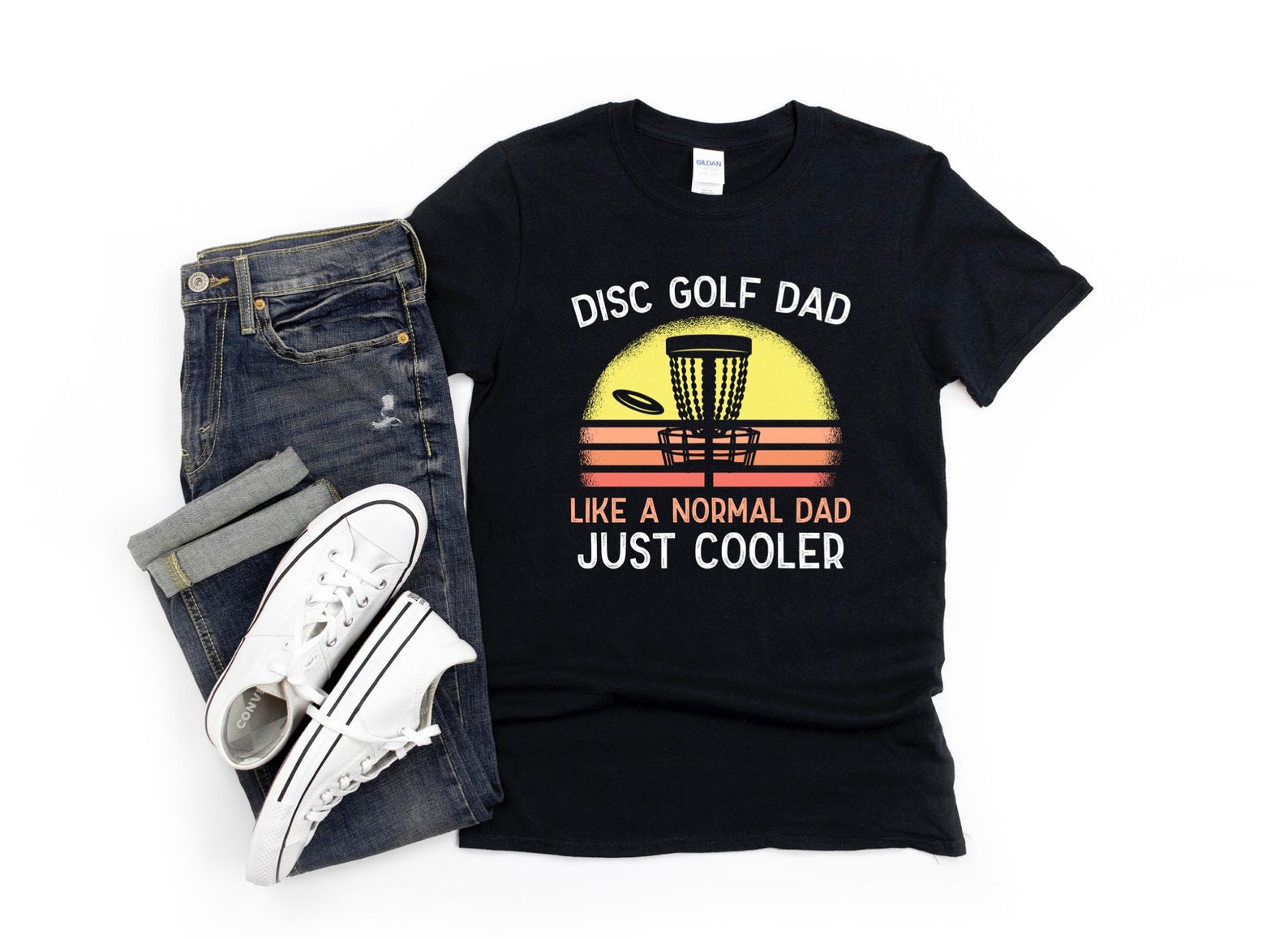 Dad Disc Golf Shirt/ Cute Disc Golf Dad Gift/ Disc Golf Dad - Etsy