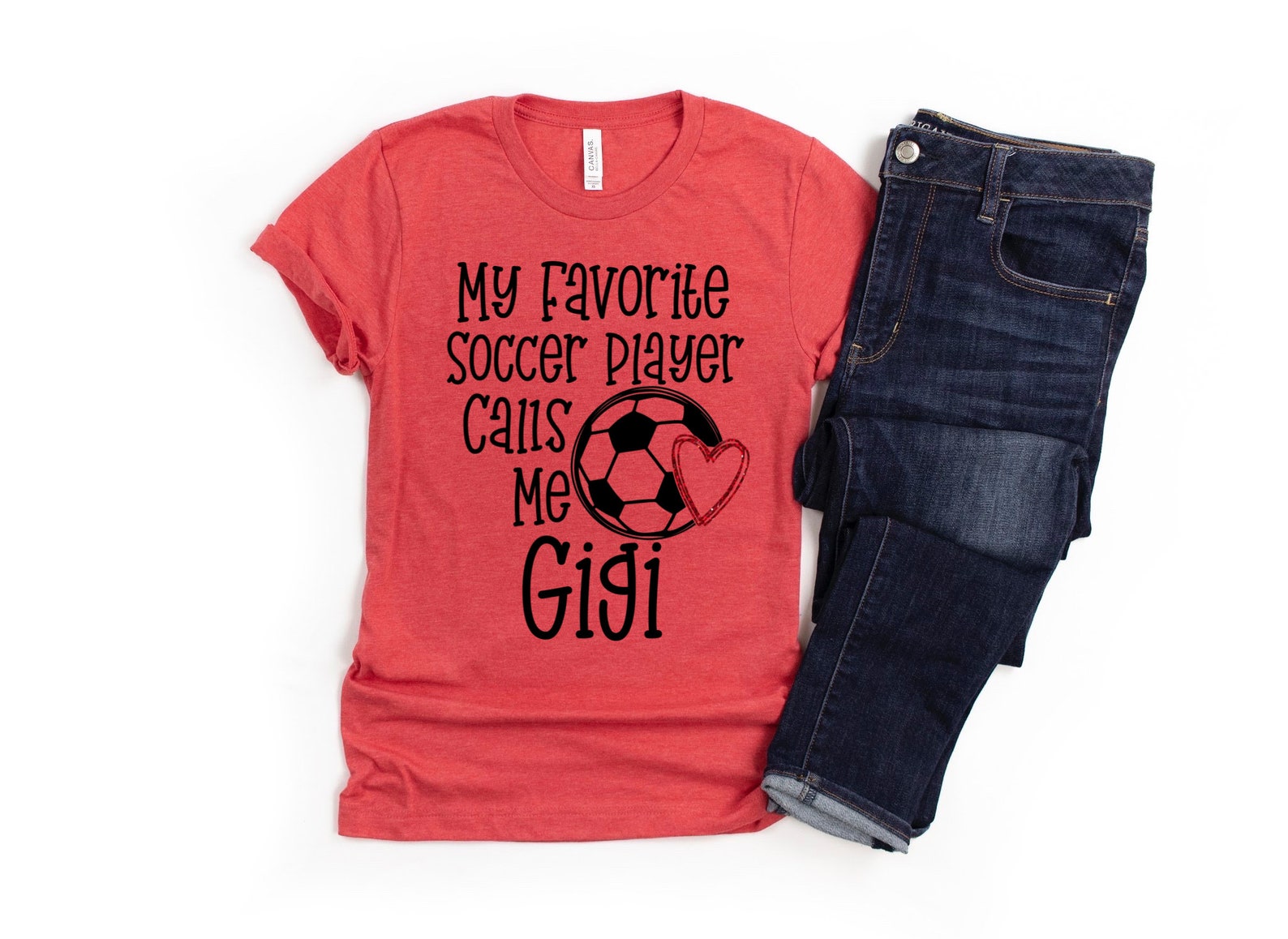 Cute Soccer Gigi Shirt/ Grandma Soccer Shirt Gift/ My Favorite Soccer ...