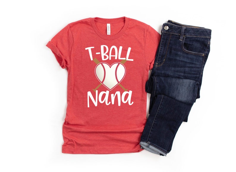 Baseball Nana Shirt/ Cute T-ball Nana Shirt Gift/ T-ball Nana/ Nana ...