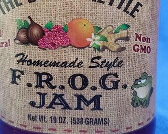 Frog Jam Mixed Fruit Jam Fig Jam Fruity Four Jam old - Etsy