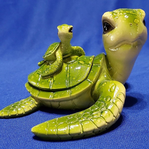 Turtle Trinket Box - Etsy