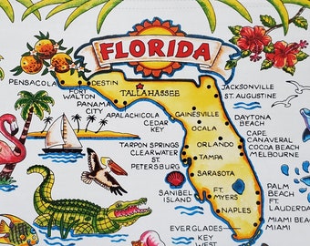 Pot Holder with Florida Map | Etsy