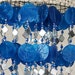 Dark Blue Capiz Shell & Mirror Chime - Etsy