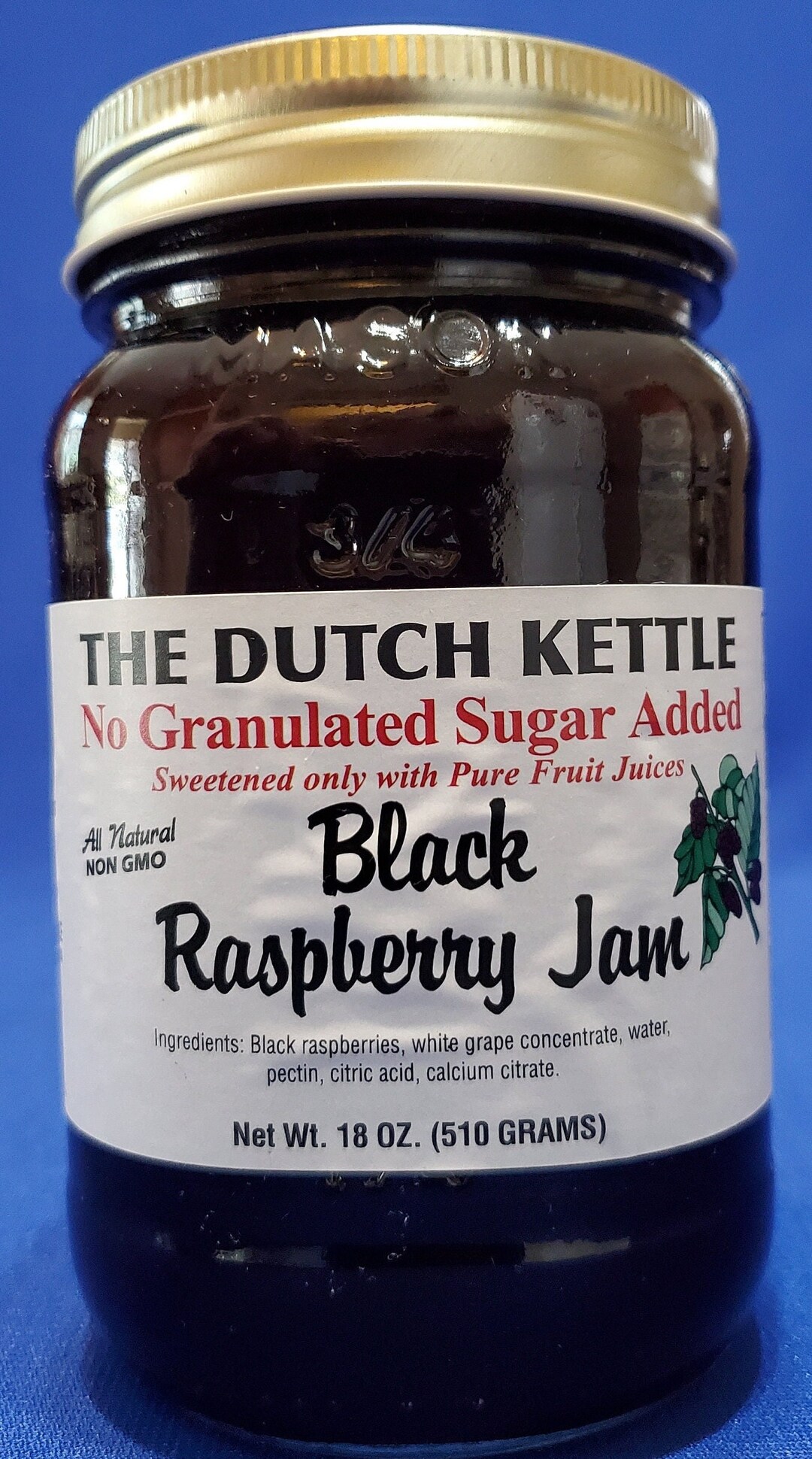 No Sugar Added Seedless Black Raspberry Jam - Etsy