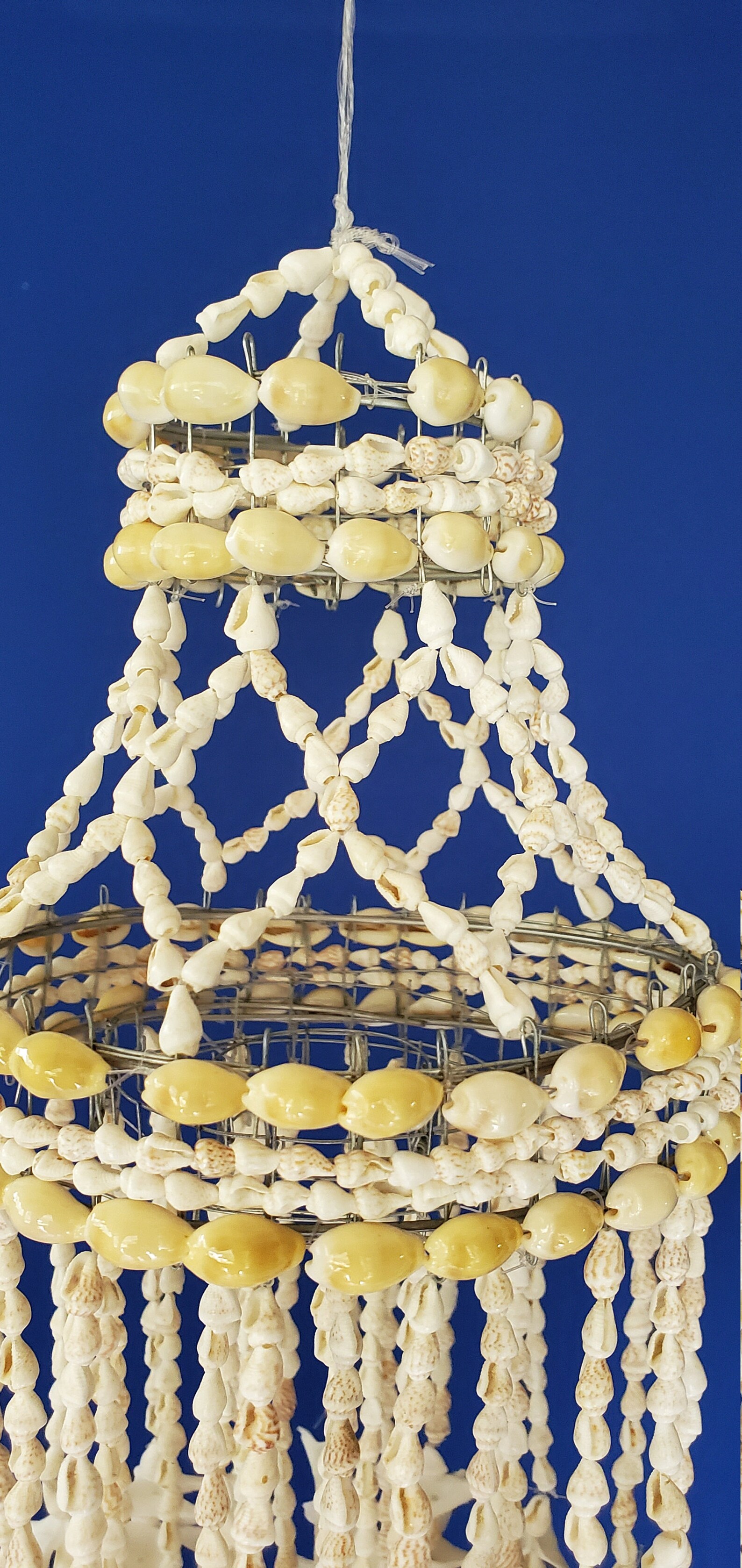 3 Tiered Cut Seashell Chandelier - Etsy