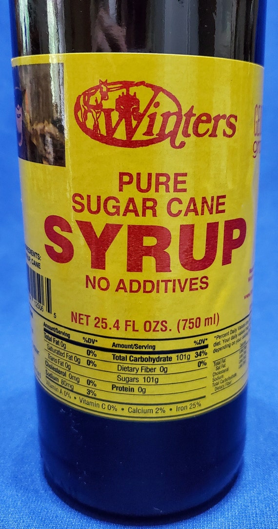 Winters Pure Sugar Cane Syrup - Etsy