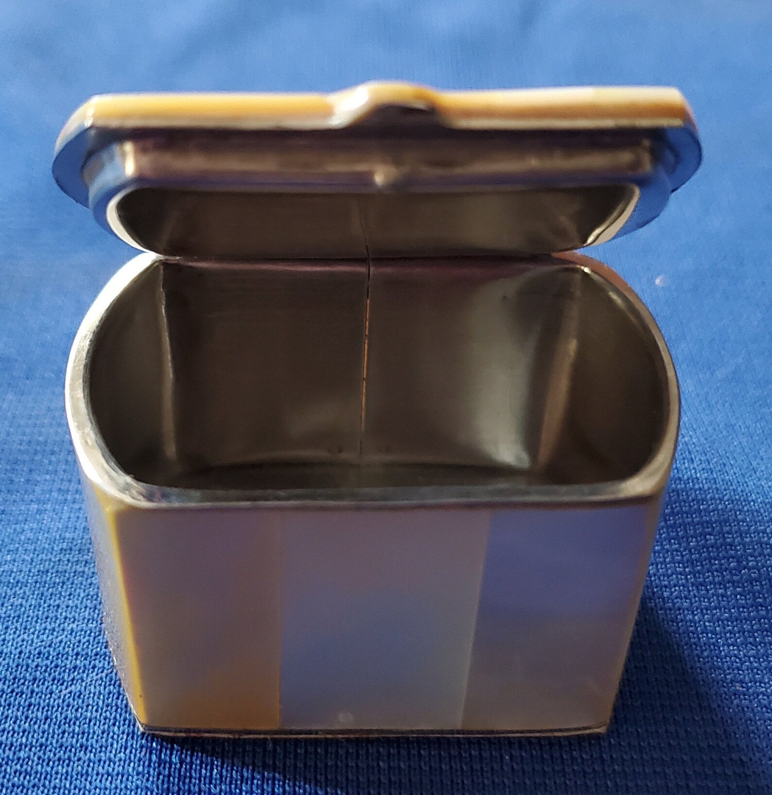 Gold Mother of Pearl Pill Box - Etsy