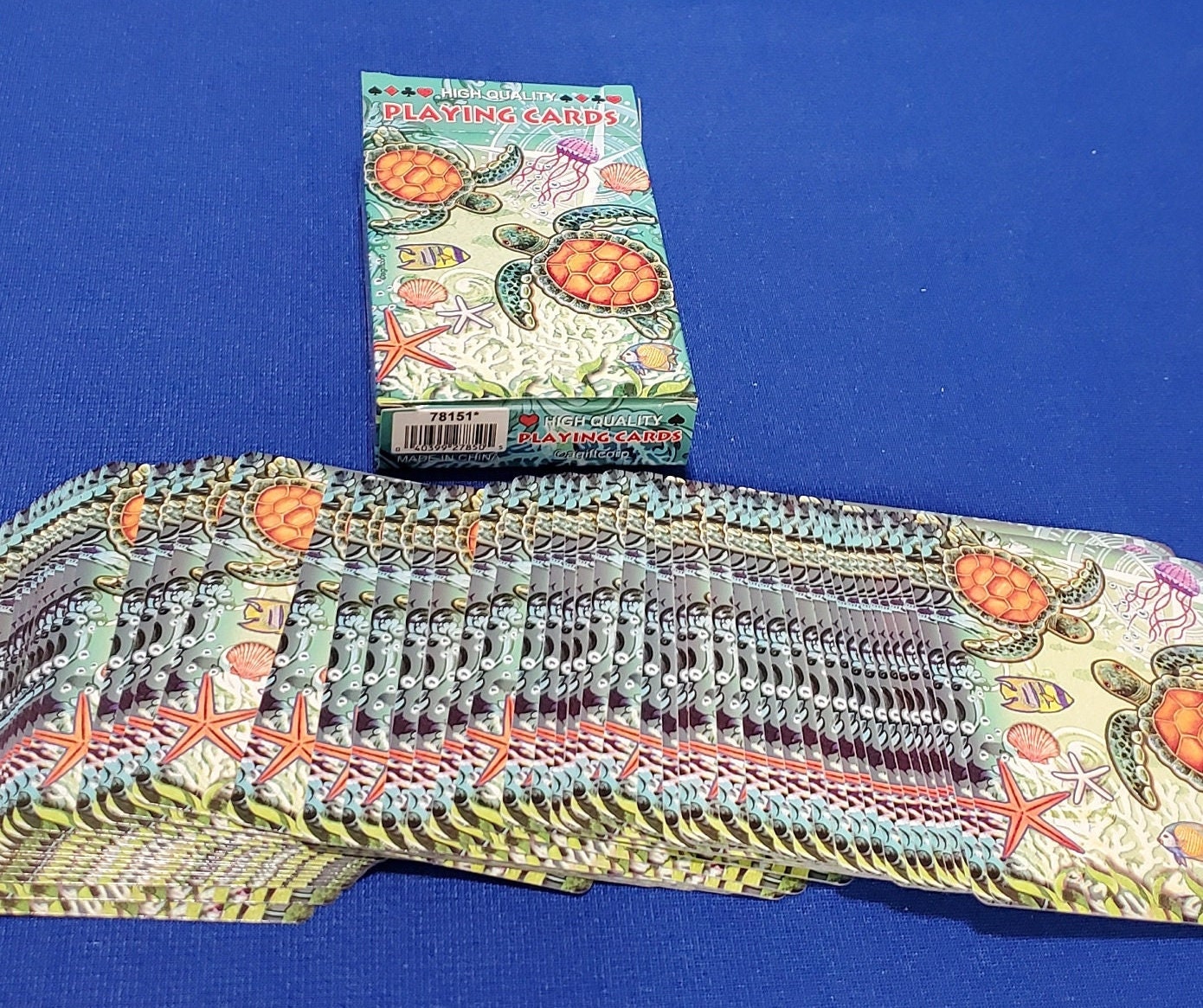 Sea Turtle Playing Cards - Etsy