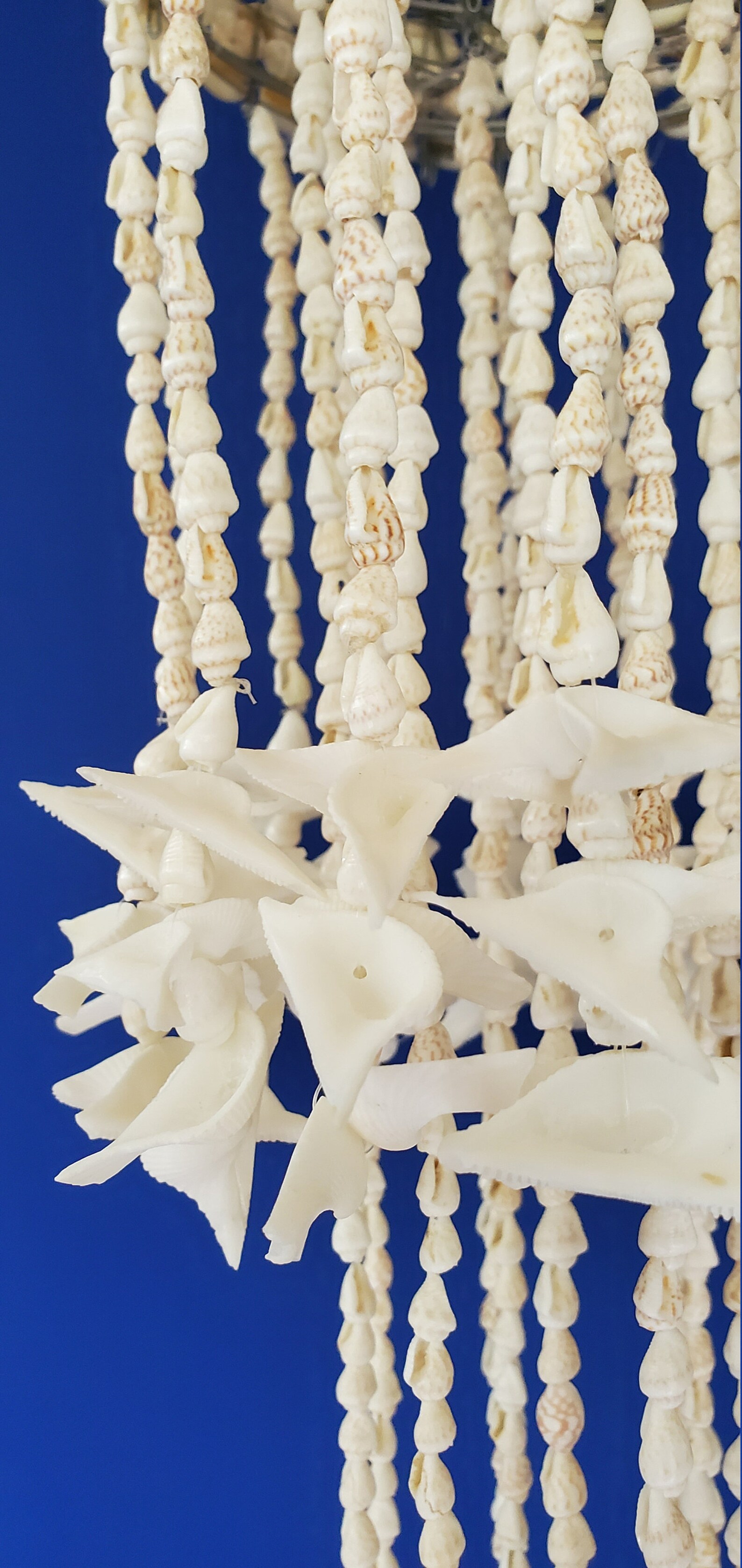 3 Tiered Cut Seashell Chandelier | Etsy