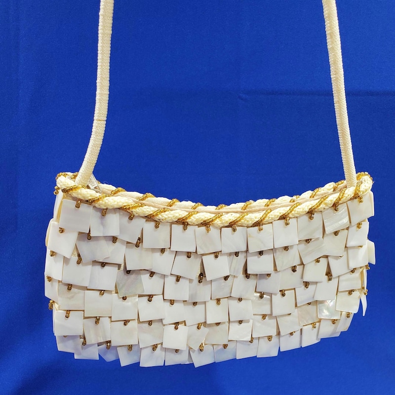 Pearl & Silver Purse - Etsy