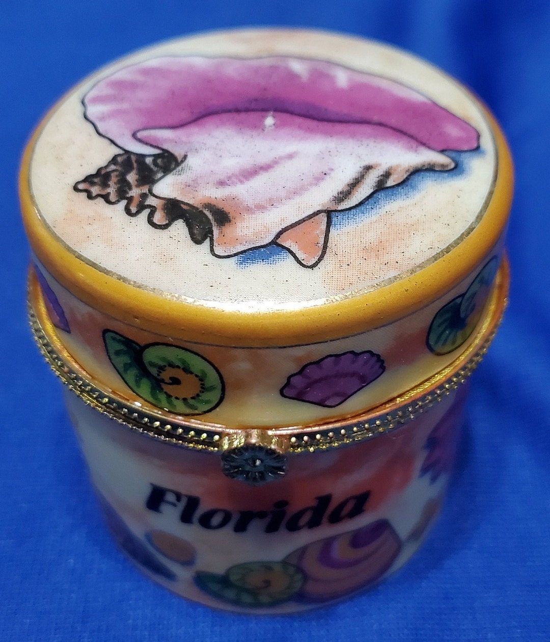 Conch Seashell Trinket Box - Etsy