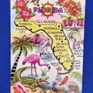 Florida Map Playing Cards - Etsy