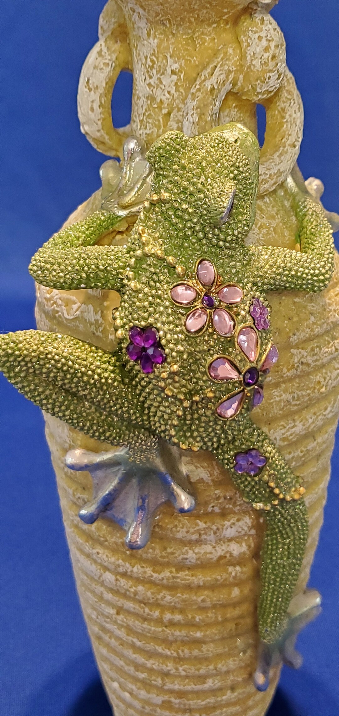 Jeweled Frog Flower Vase - Etsy