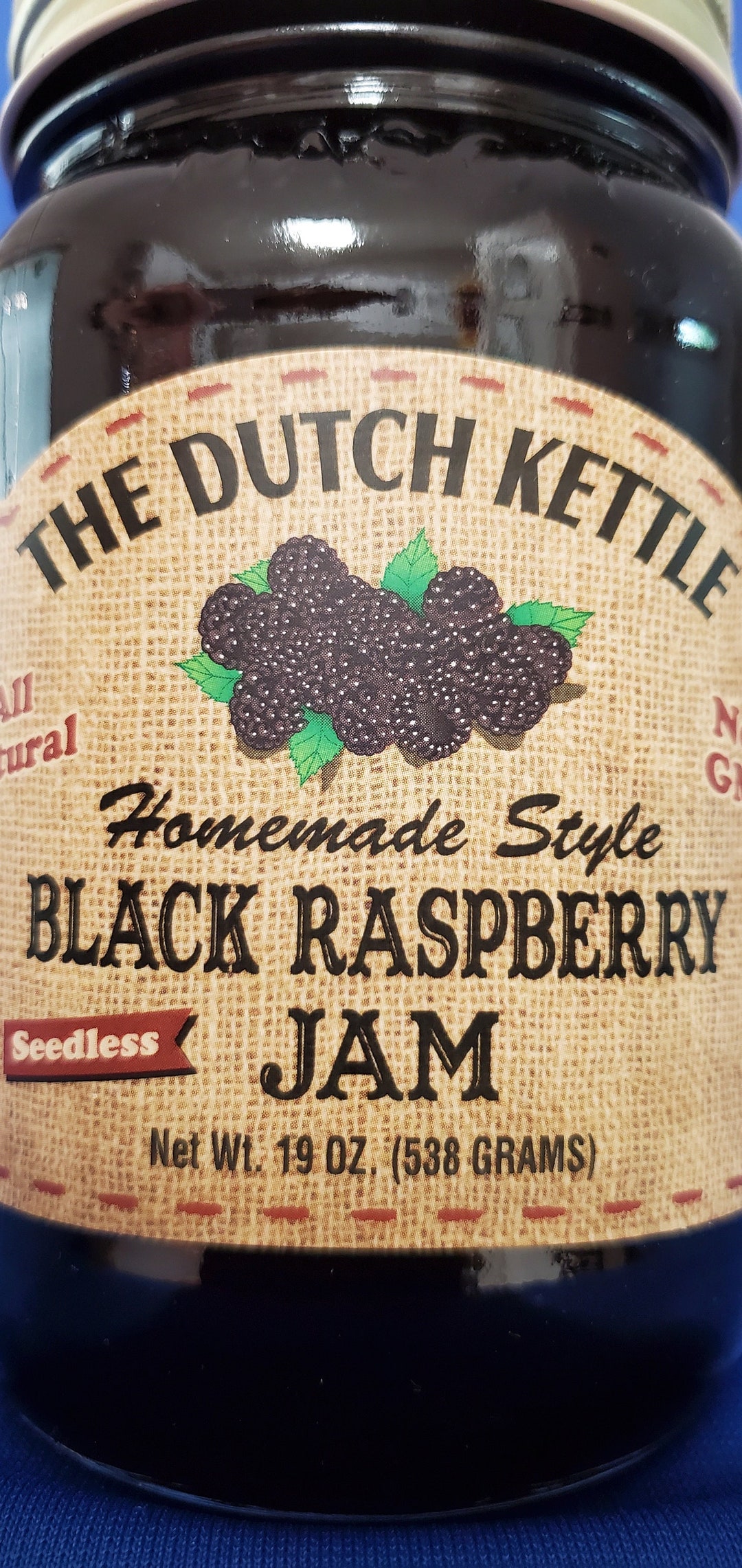 Seedless Black Raspberry Jam - Etsy