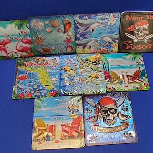 Florida Map Coasters - Etsy