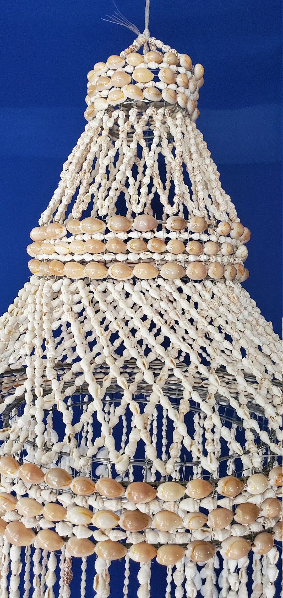 Best Seller Swirl Tube Seashell Chandelier - Etsy