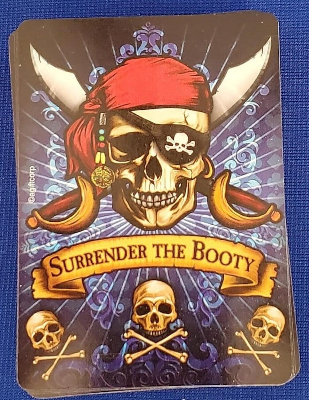 Surrender the Booty Pirate Playing Cards - Etsy