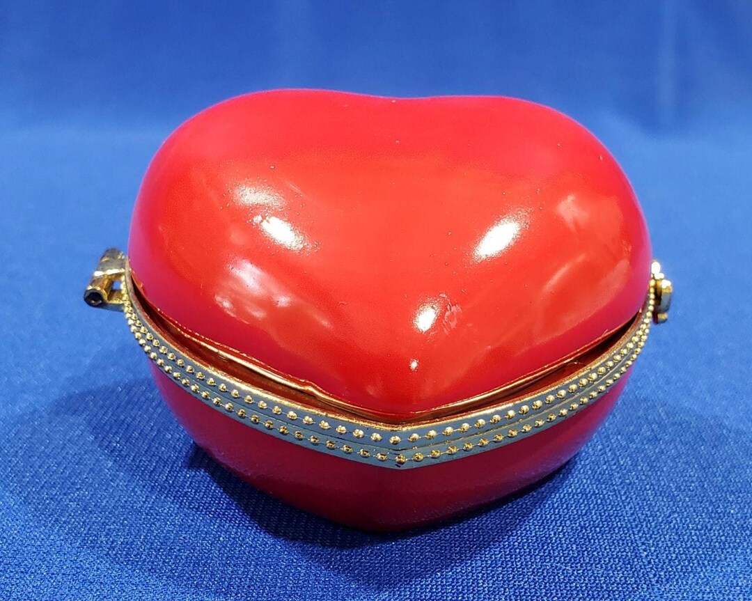 Show Your Love! Bright Red Heart Box - Etsy
