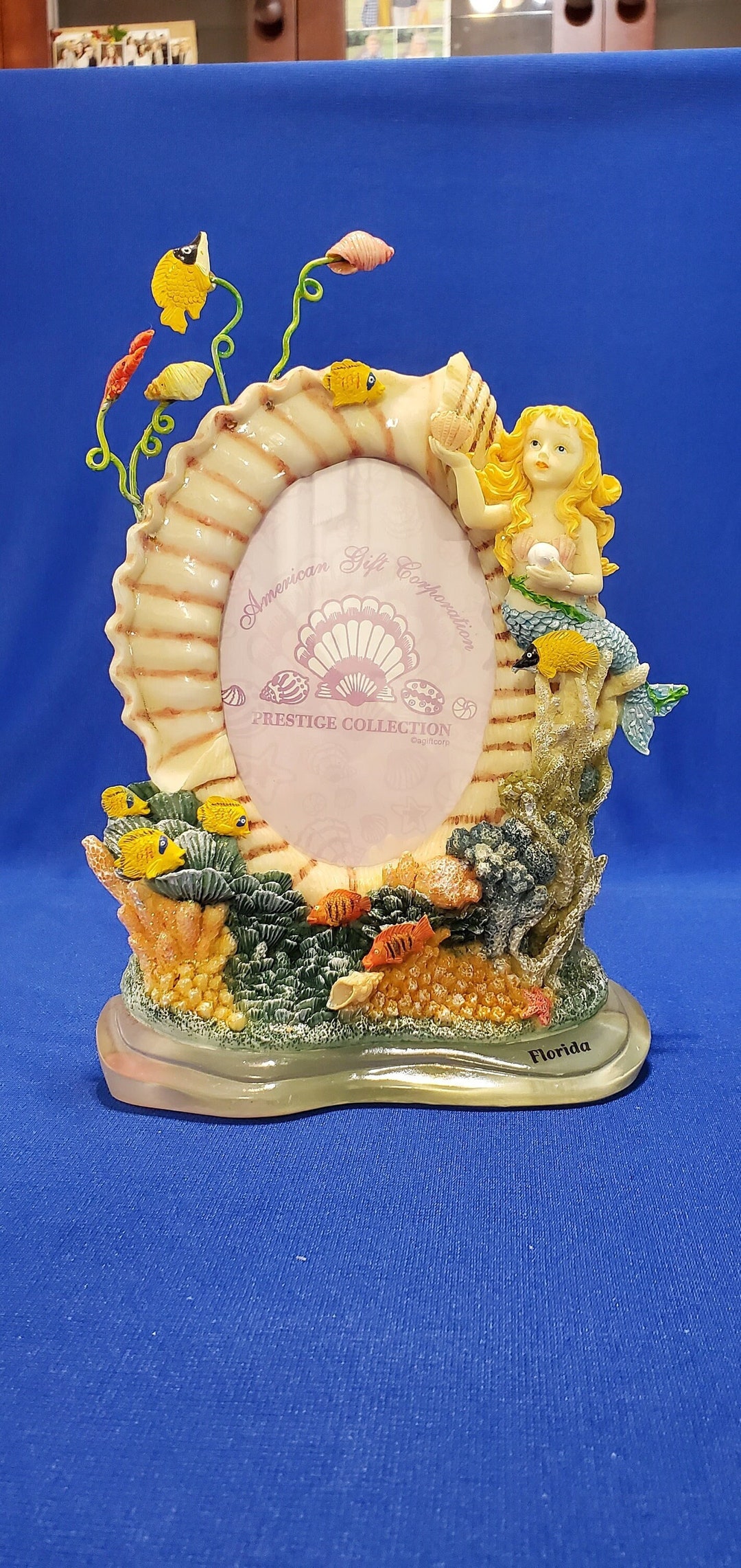 Mermaid With Ocean Friends Picture Frame - Etsy