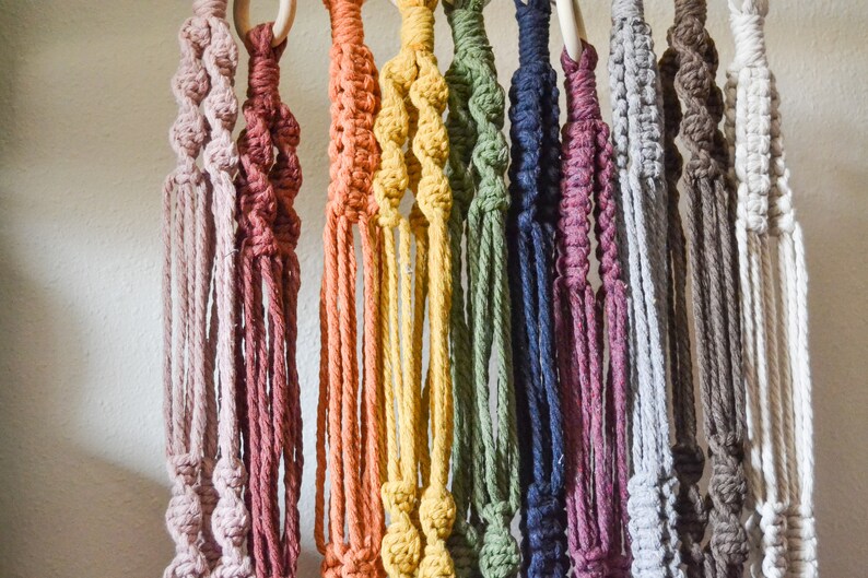 Custom macrame plant hanger succulent hanger holiday gift | Etsy