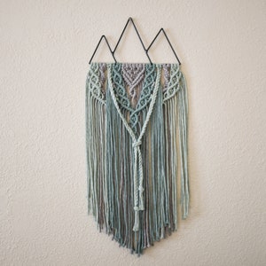 Custom Color Mini Mountain Wall Hanging / Macrame Mountain / Mountain ...
